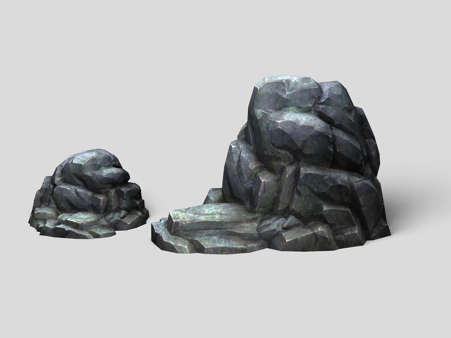 3d Model Rocks