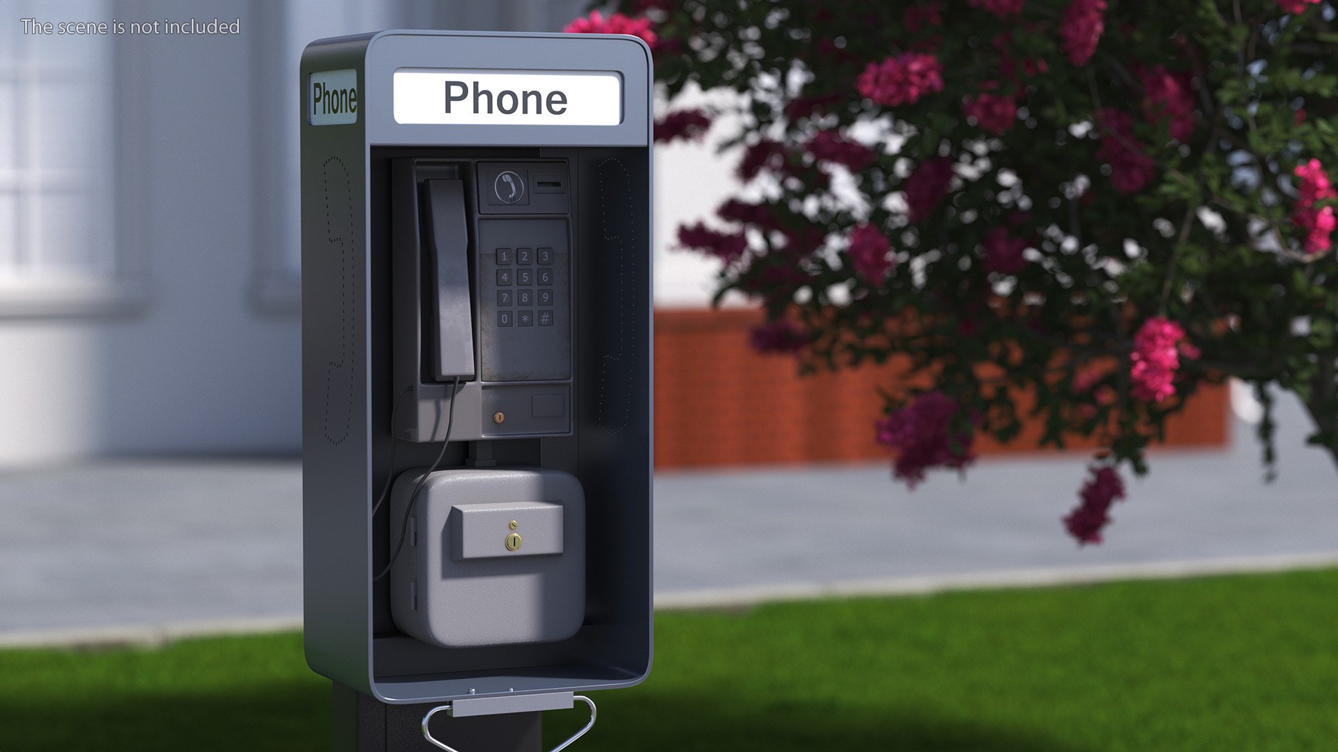 3D Payphone With Base Unit Model - TurboSquid 2270538
