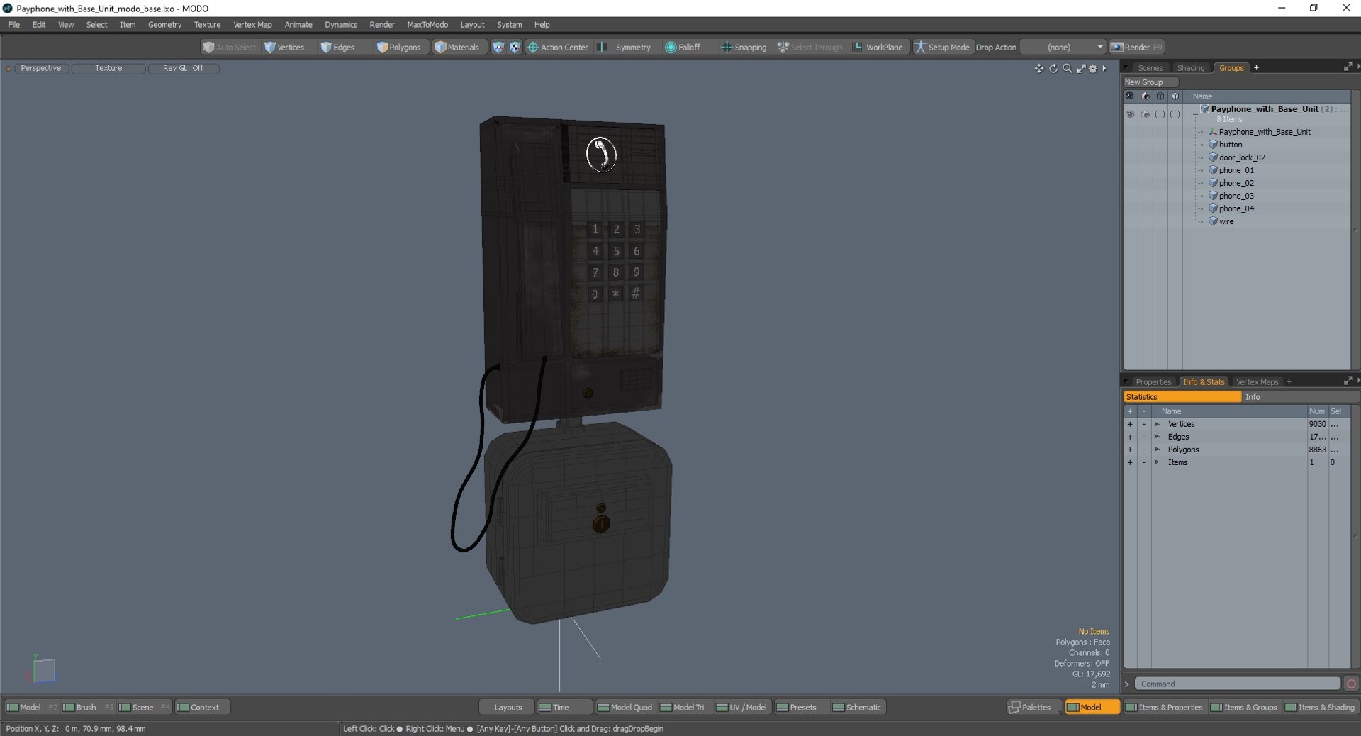 3D Payphone With Base Unit Model - TurboSquid 2270538
