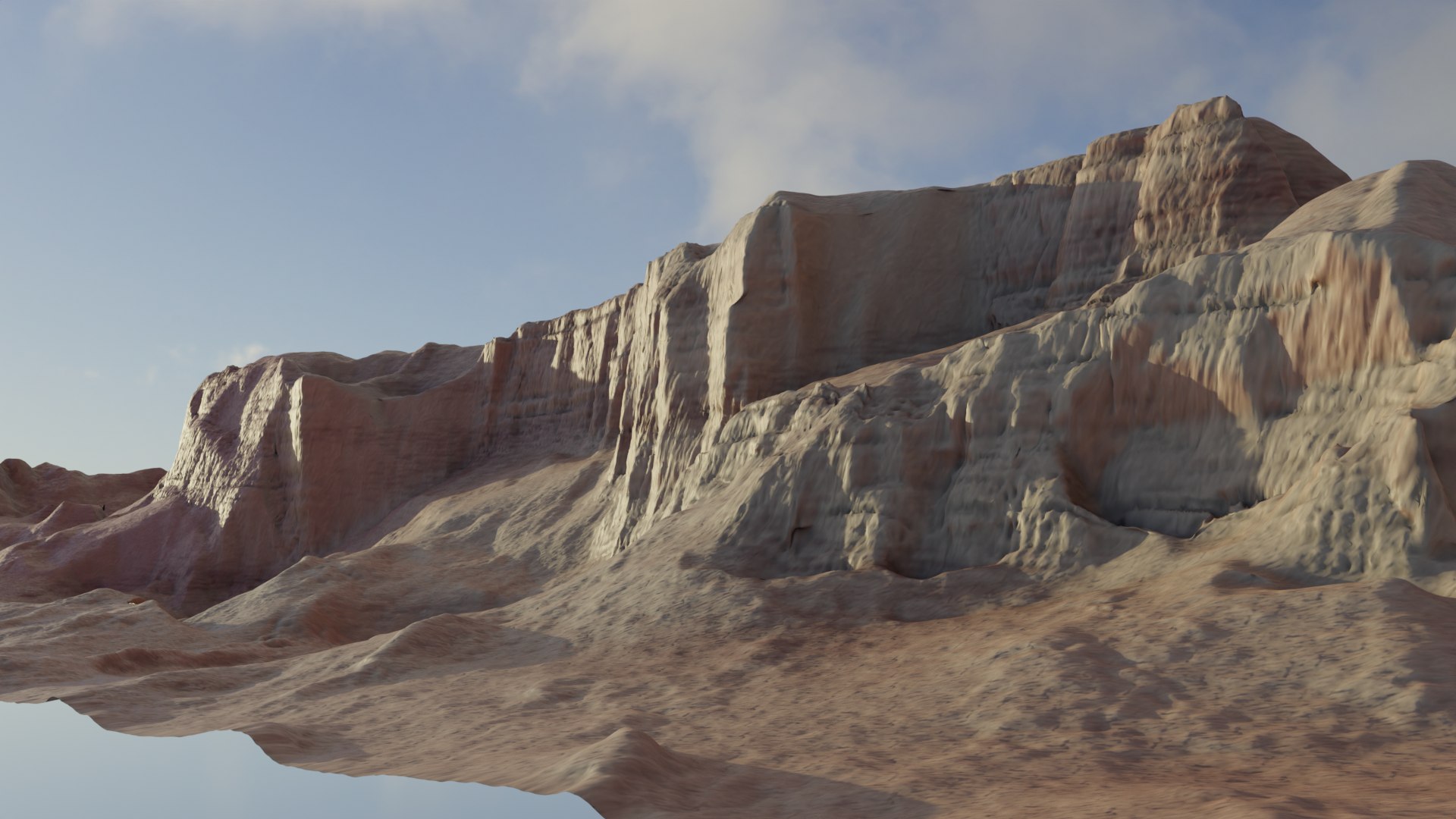 Mountain Cliff 3D Model - TurboSquid 2130855