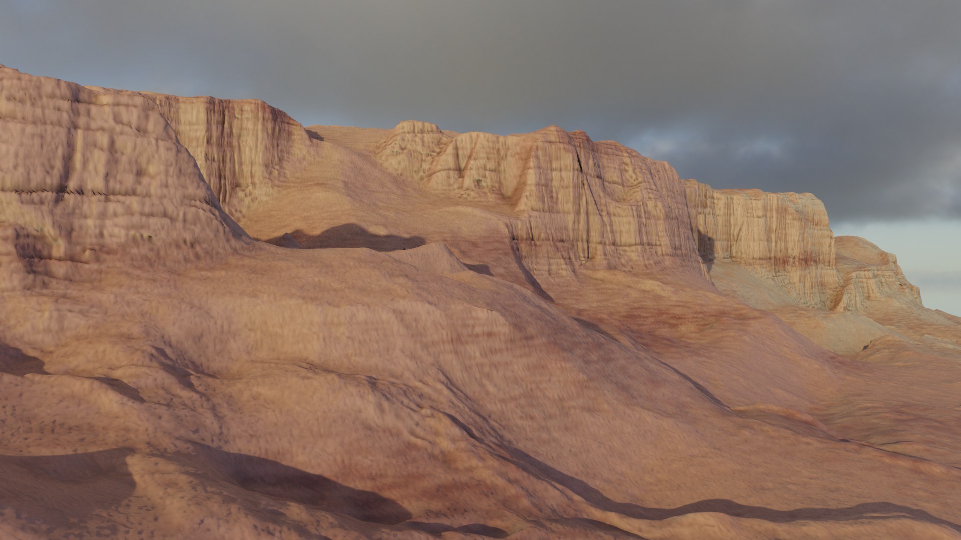 Mountain Cliff 3D Model - TurboSquid 2130855