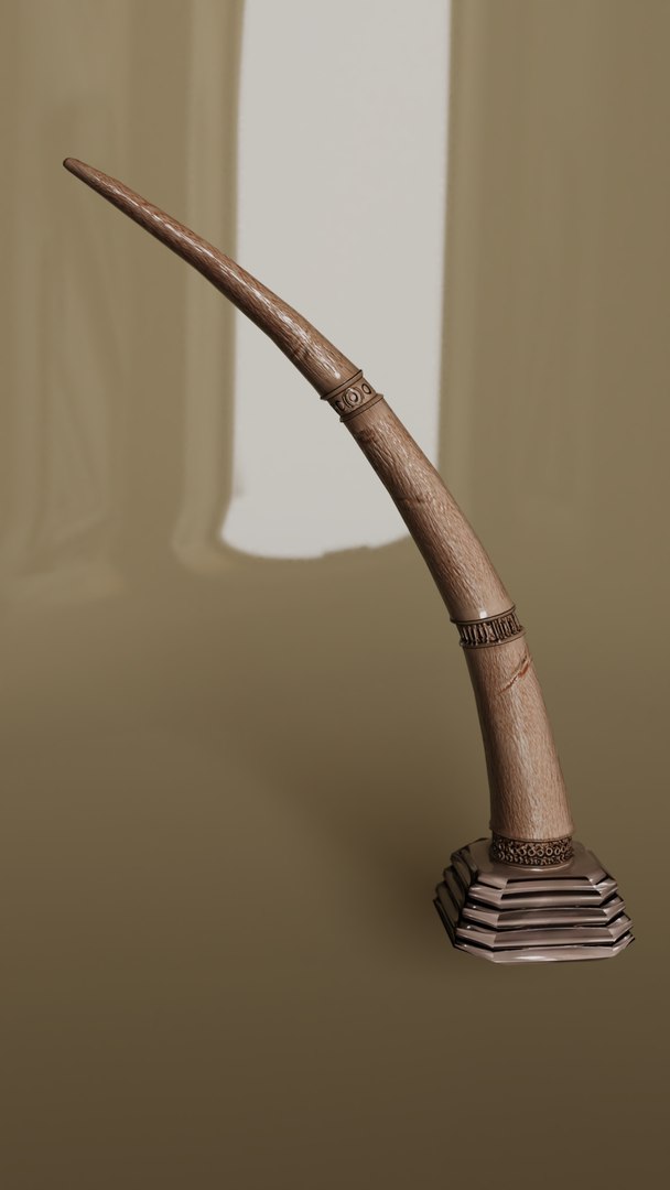 Elephant Tusk 3D - TurboSquid 1391395