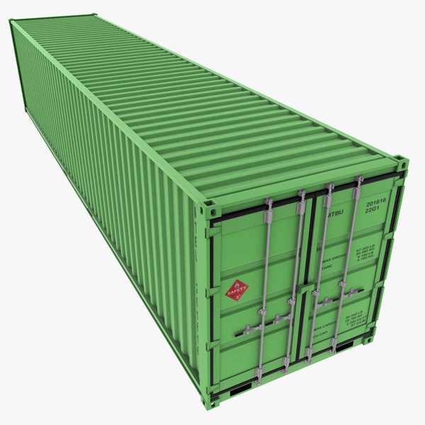 3ds max 40 feet container