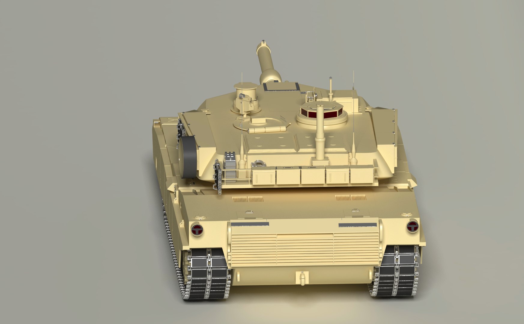 3d Model Of M1 M1a2 Abrams