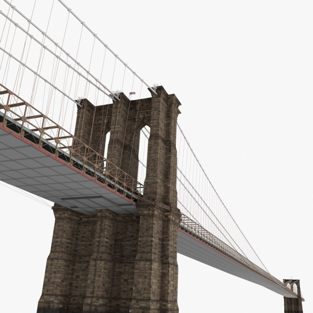 Brooklyn Bridge 3D model - TurboSquid 1786215