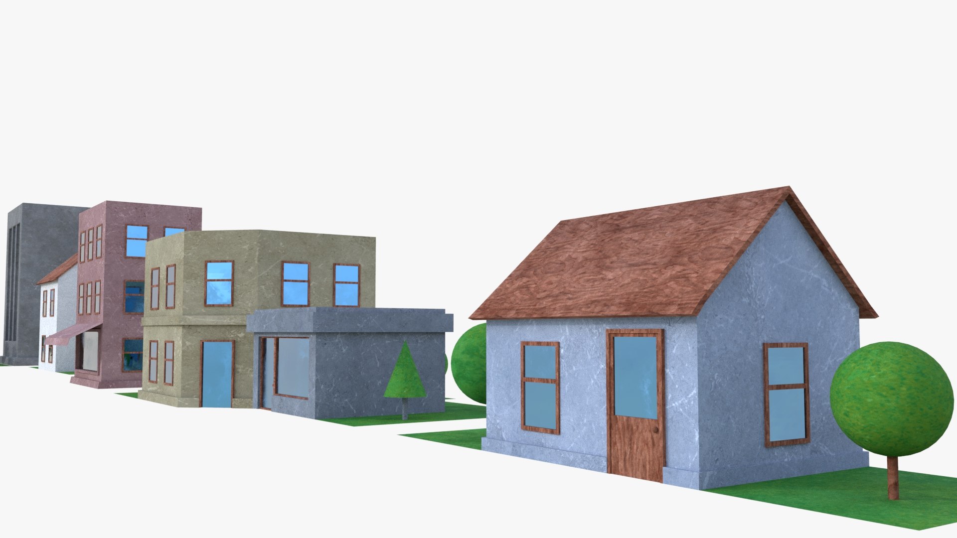 House Building 3D Model - TurboSquid 1899054