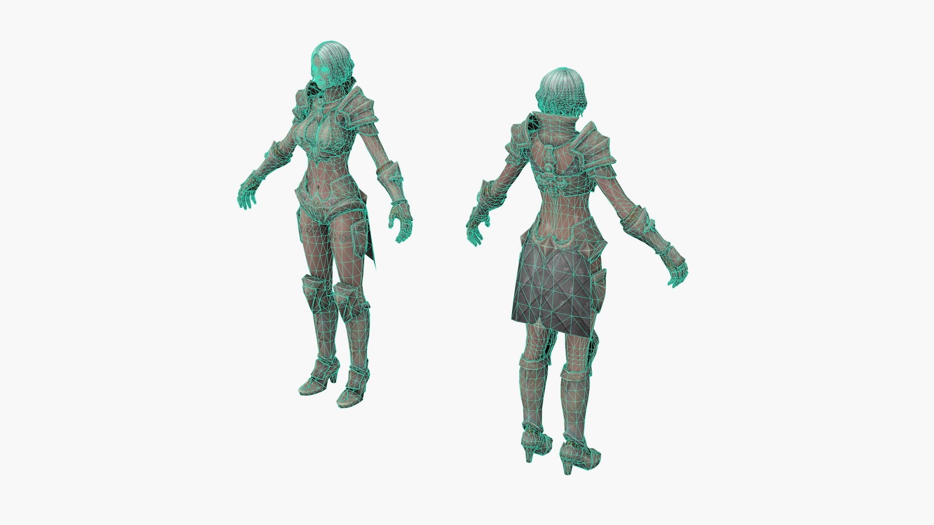 Knight Girl V4 3D Model - TurboSquid 1871815