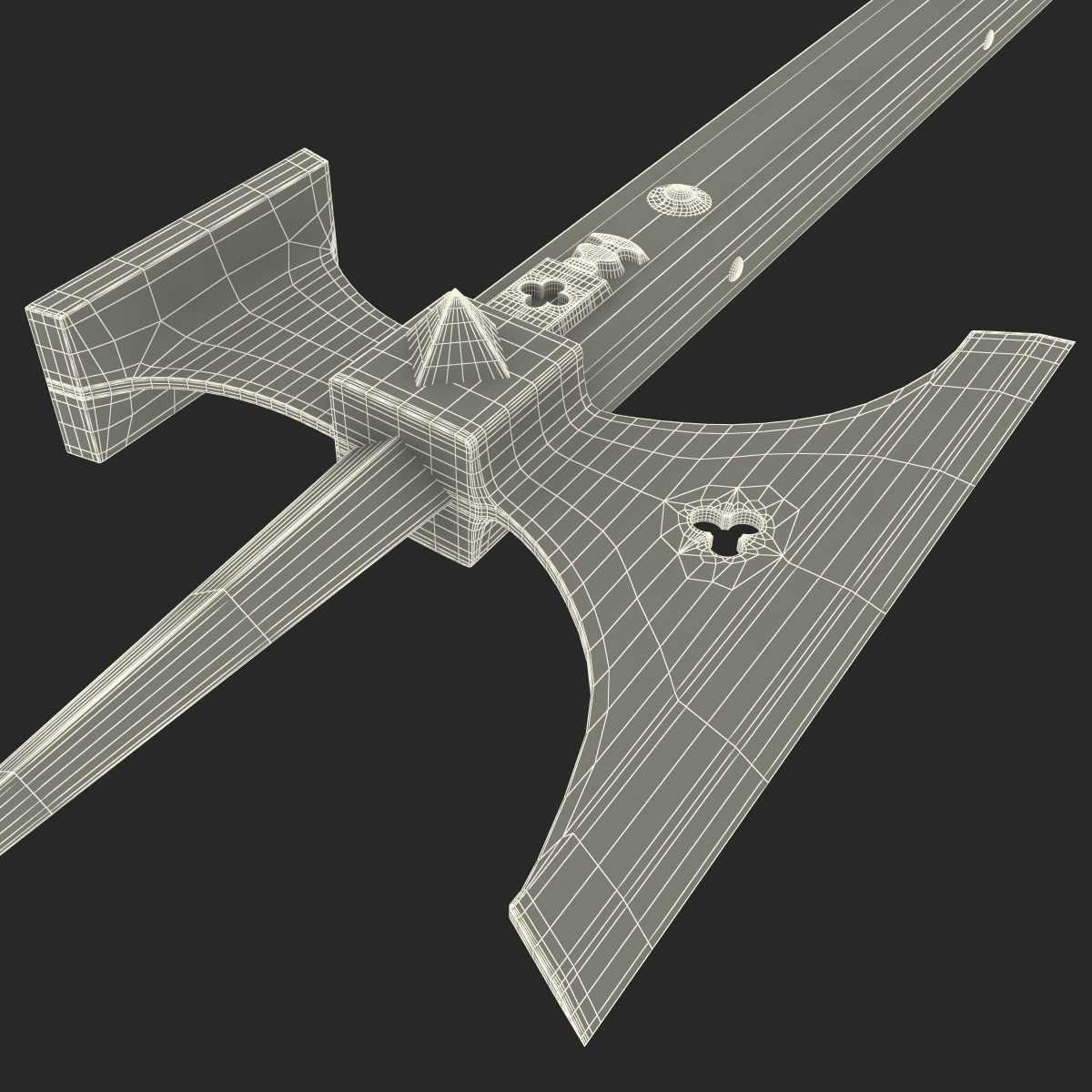 max poleaxe weapon
