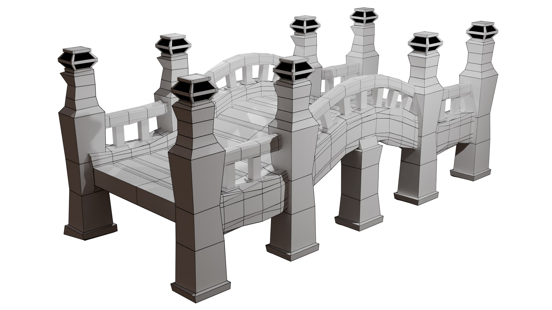 Medieval Rock Bridge 3D model - TurboSquid 2174595