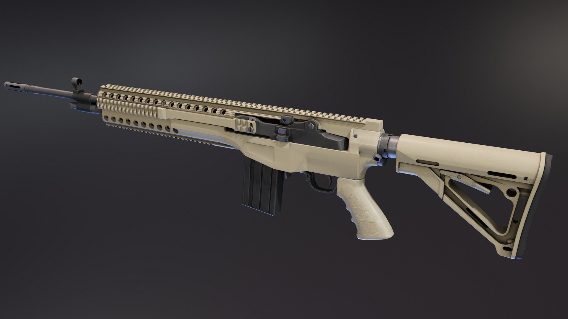 M 14 Custom 3D Model - TurboSquid 2230936