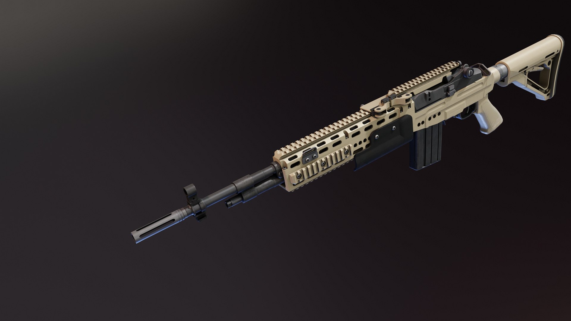 M 14 Custom 3D Model - TurboSquid 2230936
