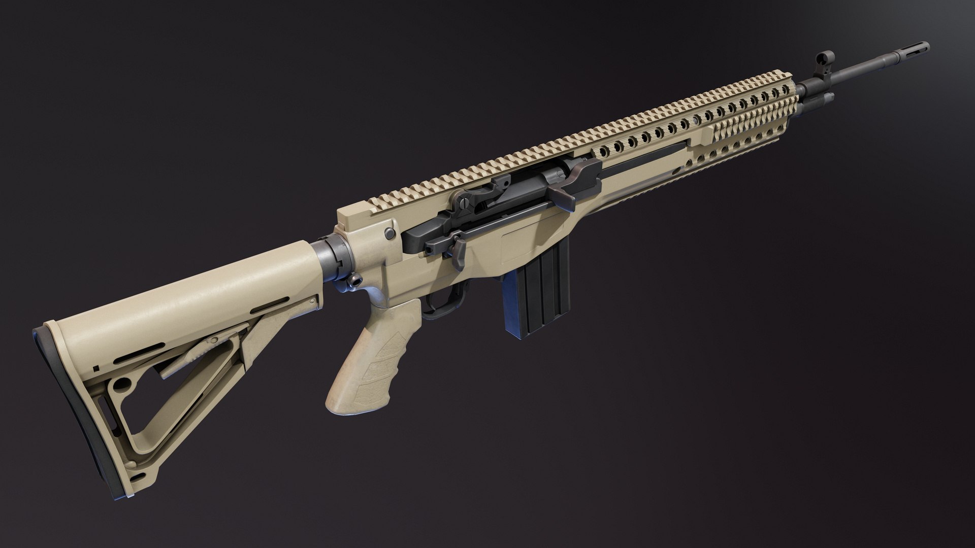 M 14 Custom 3D Model - TurboSquid 2230936