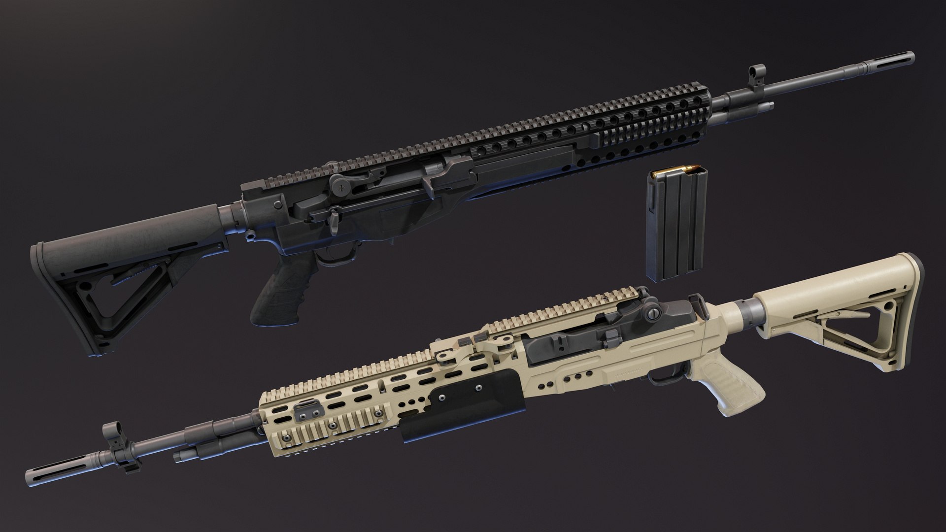 M 14 Custom 3D Model - TurboSquid 2230936