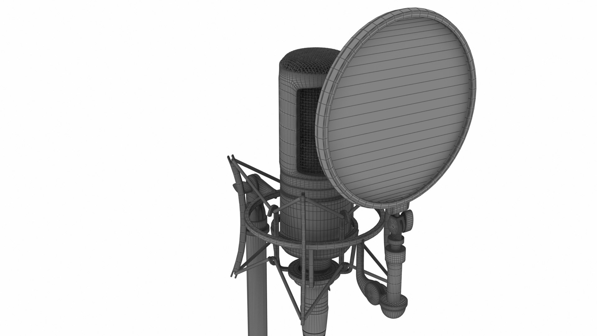 Microphone 3 Stand 1 3D Model - TurboSquid 1867460