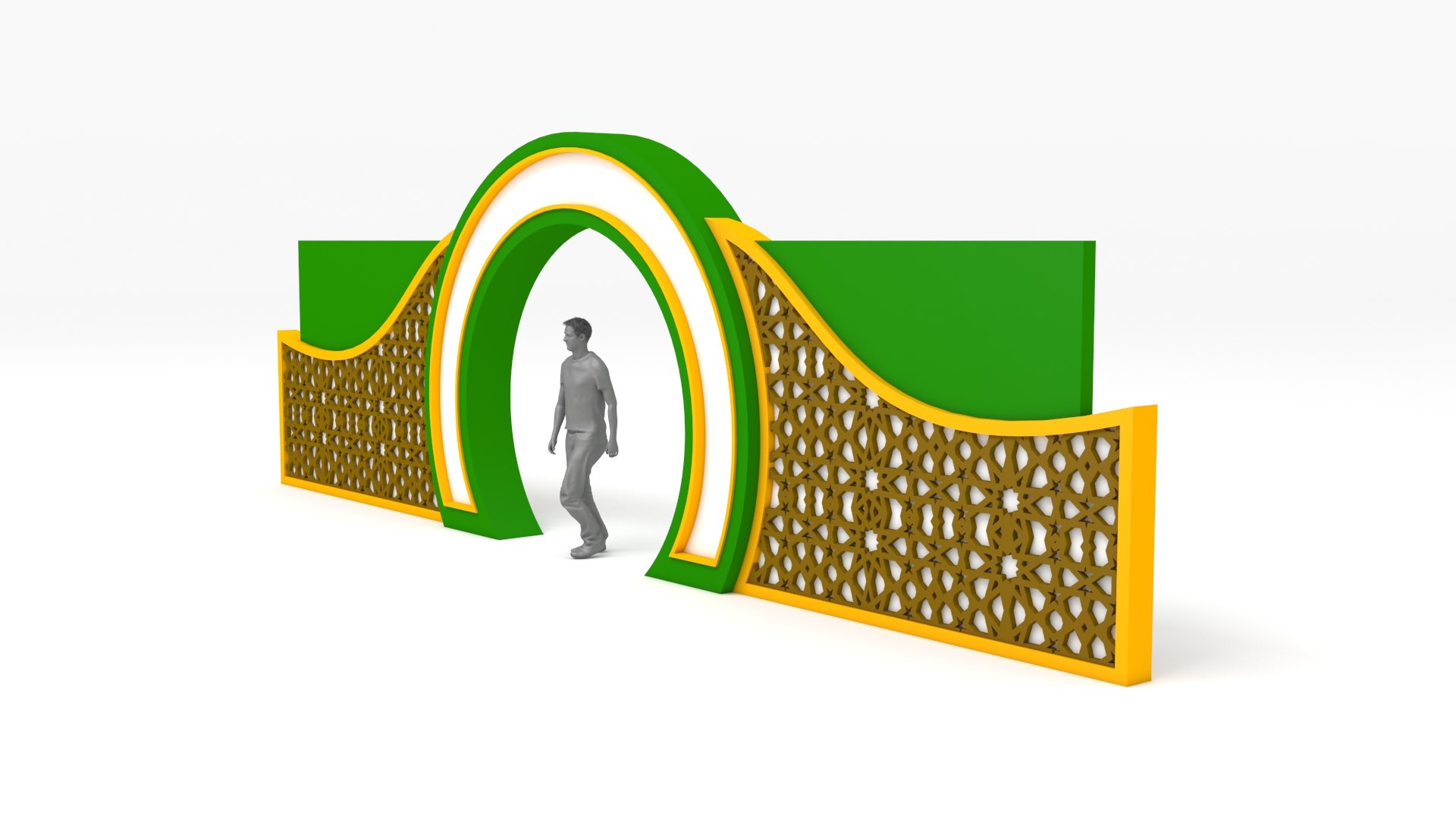 3D Gate Islamic - TurboSquid 1595807