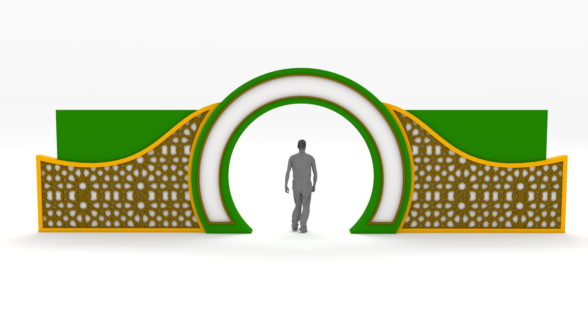 3D Gate Islamic - TurboSquid 1595807