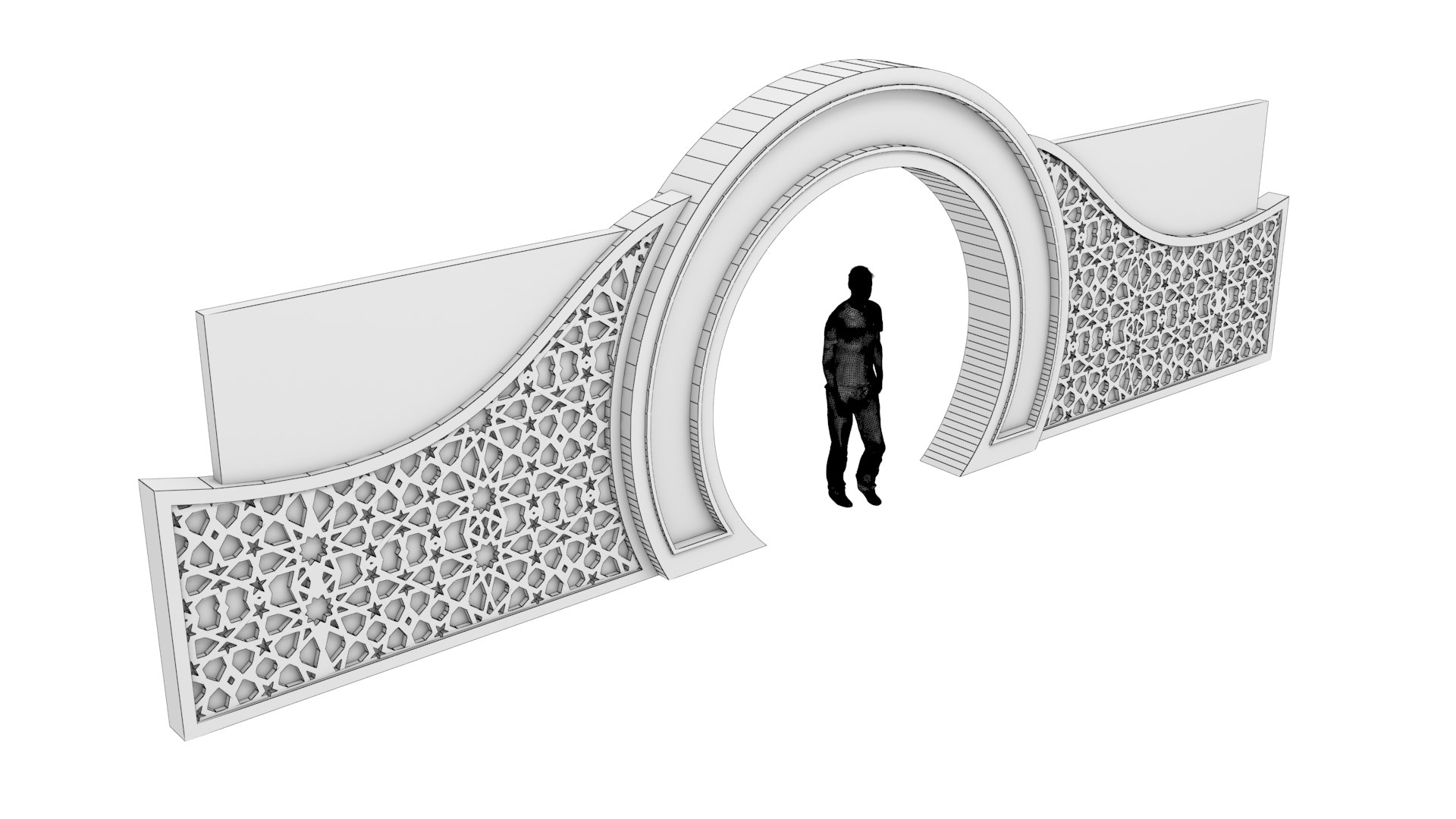 3D Gate Islamic - TurboSquid 1595807