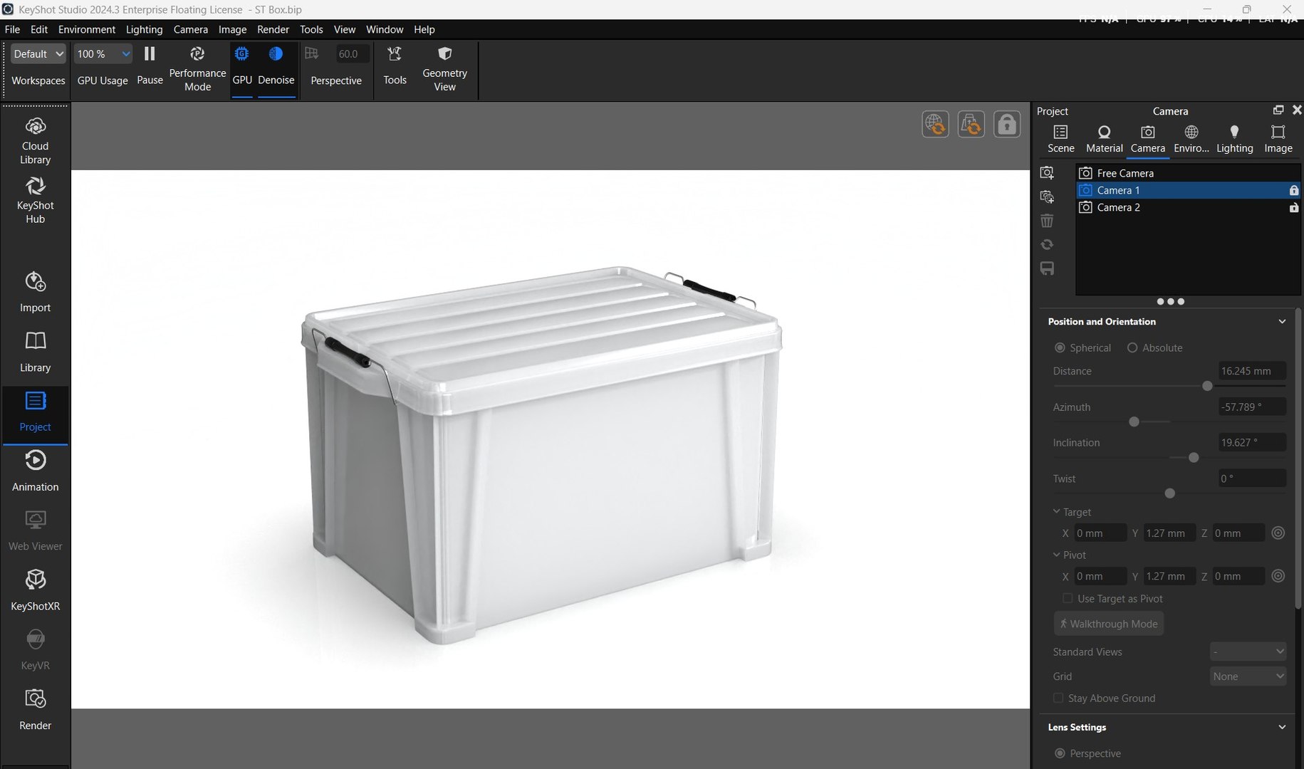 3D ST Box Buckle Container - TurboSquid 2352881