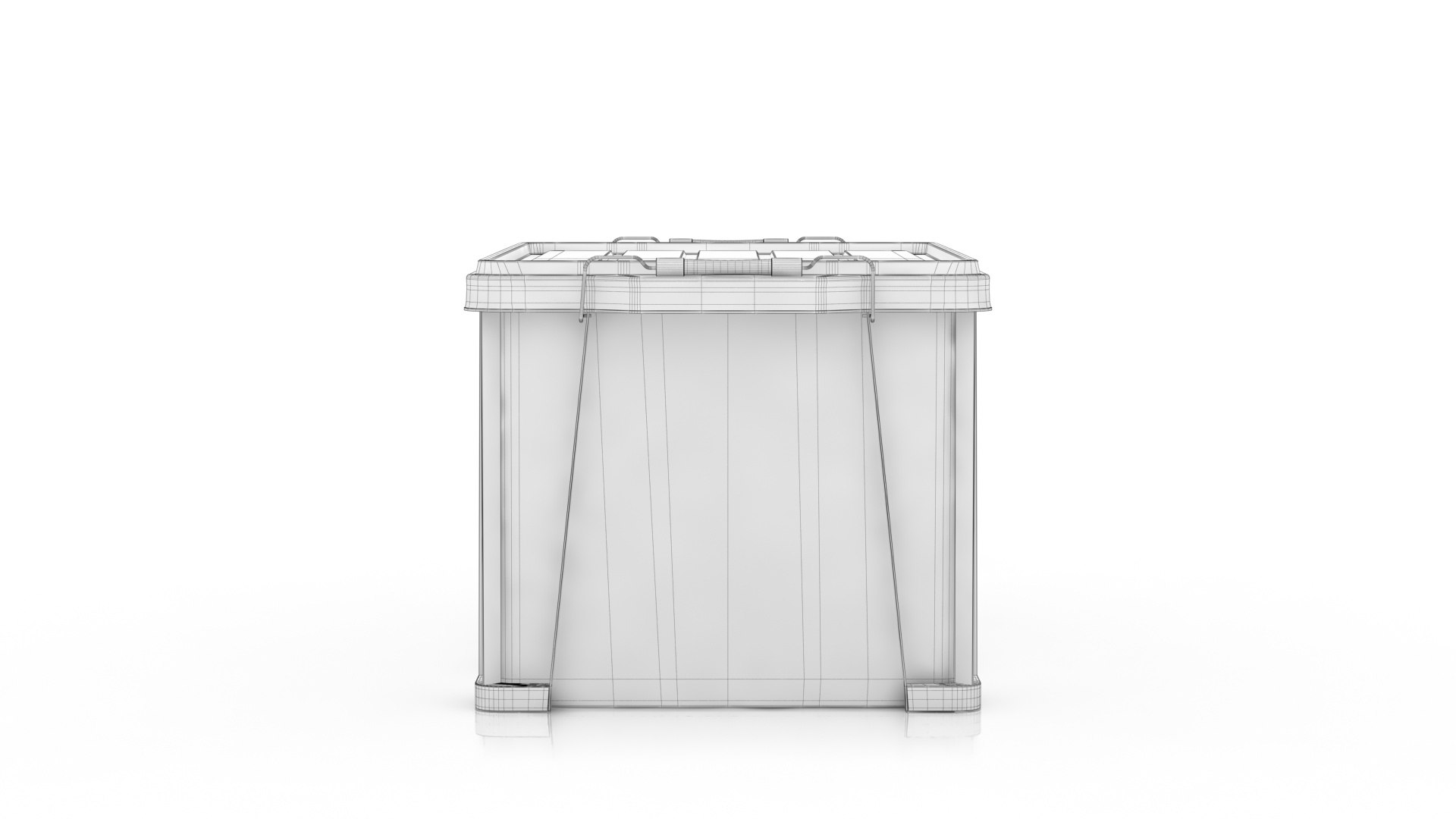 3D ST Box Buckle Container - TurboSquid 2352881