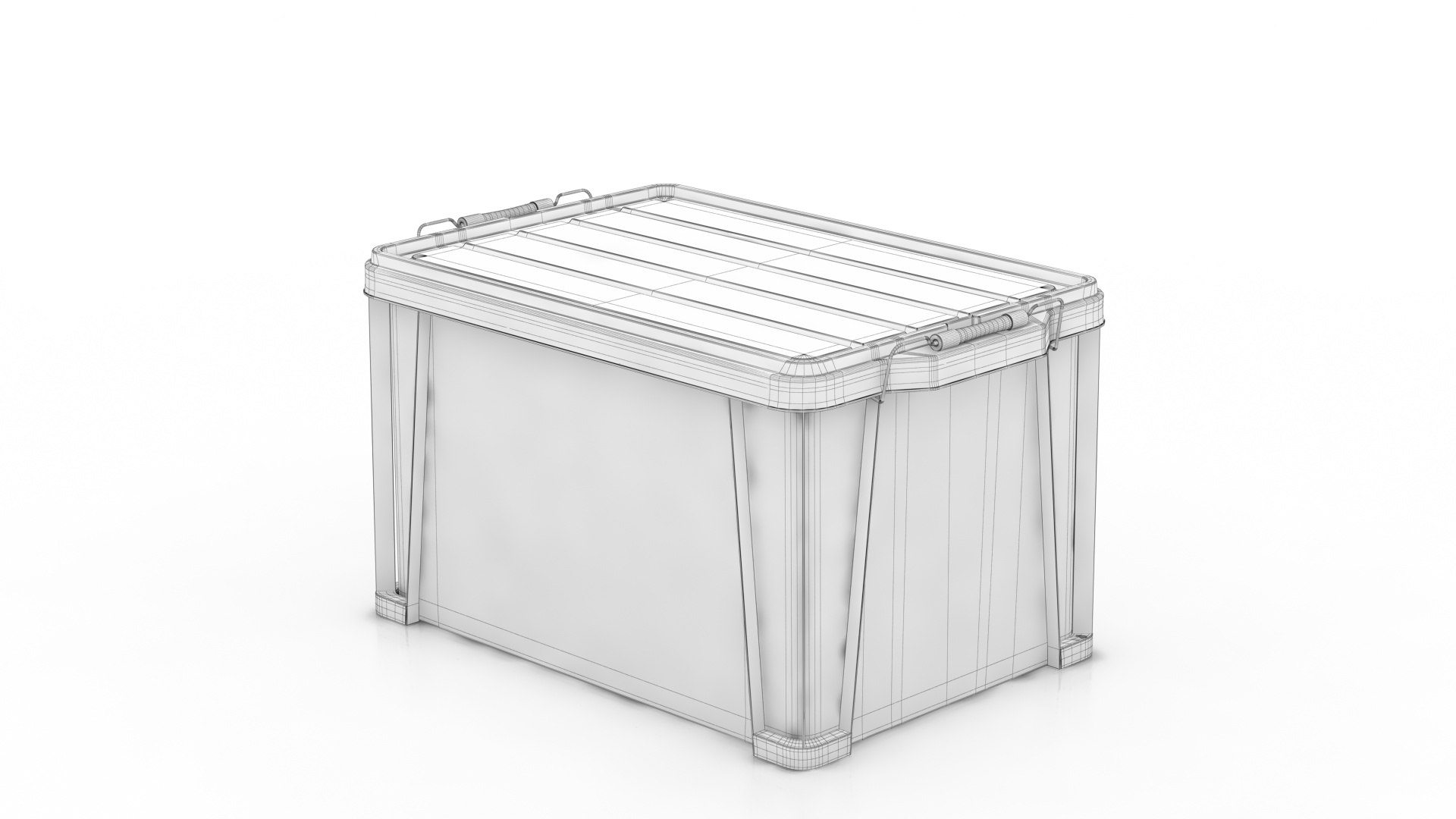 3D ST Box Buckle Container - TurboSquid 2352881