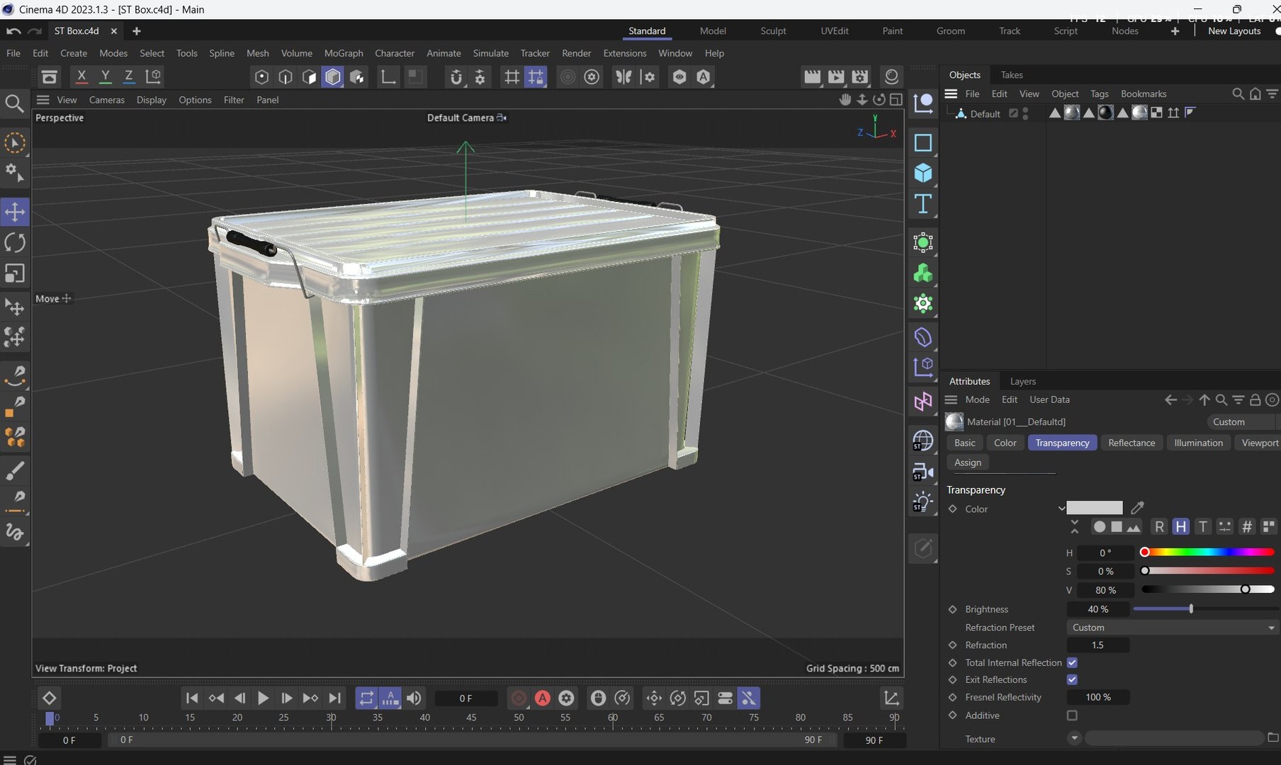 3D ST Box Buckle Container - TurboSquid 2352881