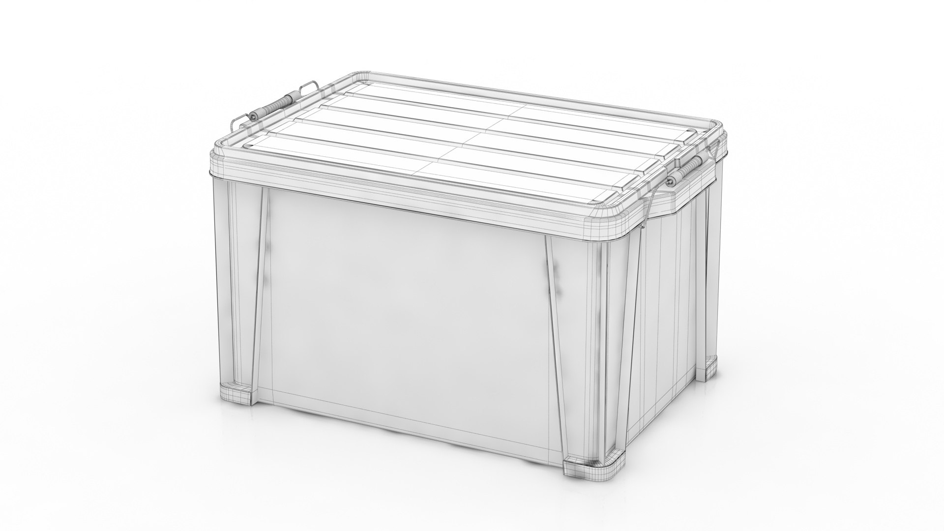 3D ST Box Buckle Container - TurboSquid 2352881