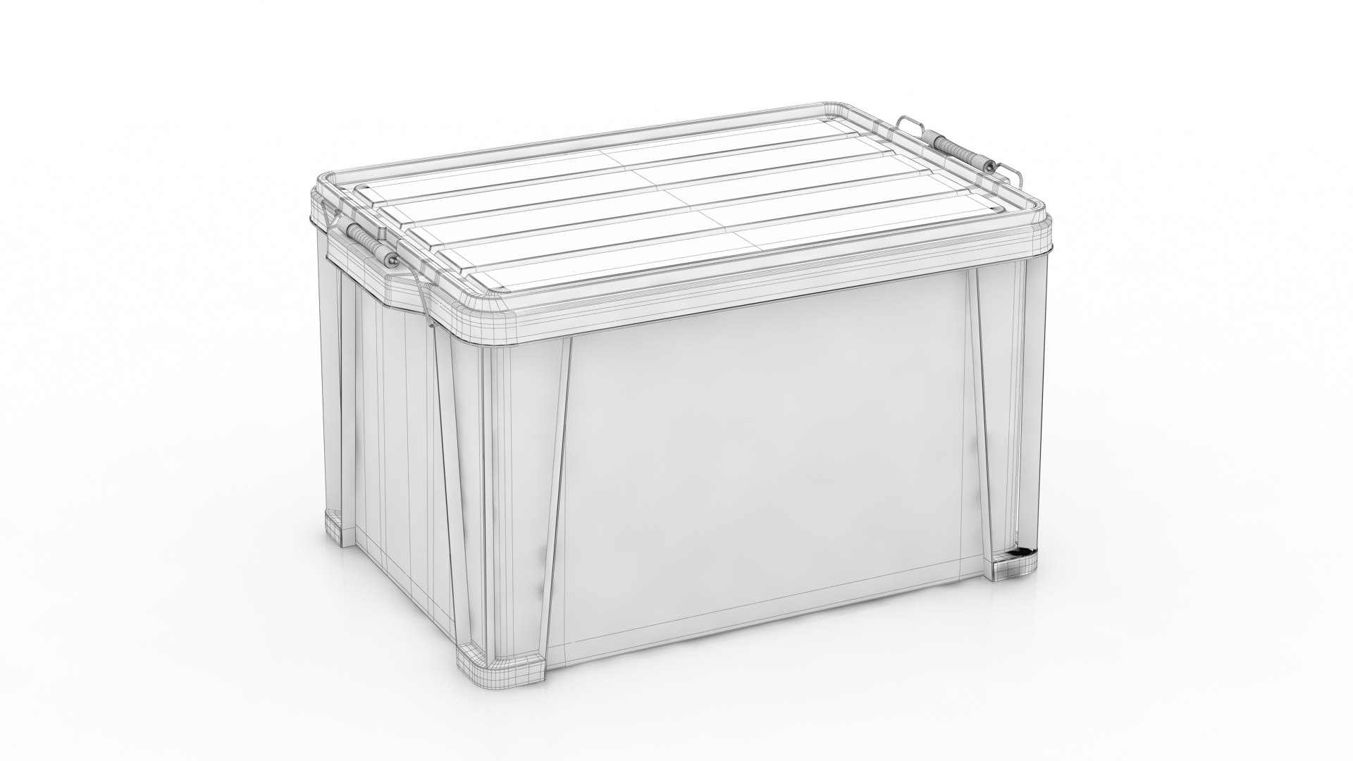 3D ST Box Buckle Container - TurboSquid 2352881