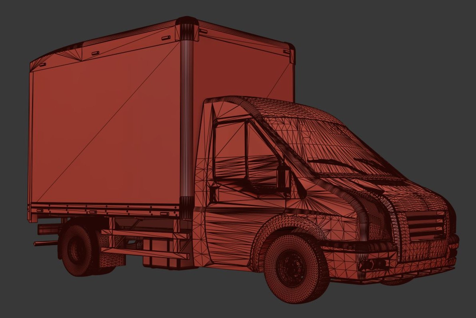 3d Van Box Model