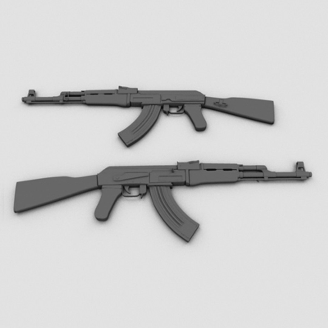 3d Model Ak47