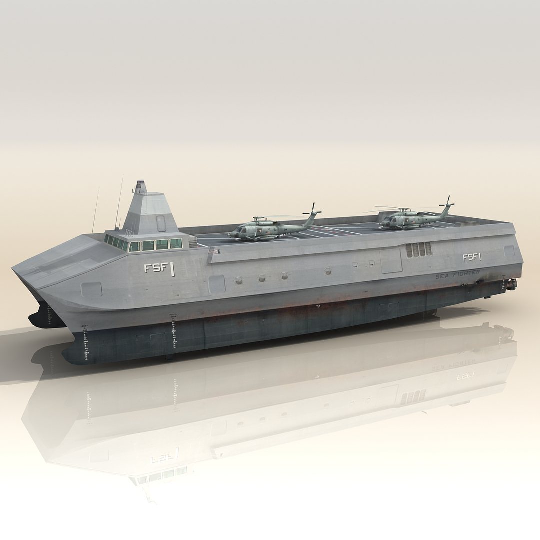 uss fsf 1 sea 3d max