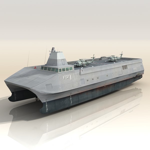 uss fsf 1 sea 3d max
