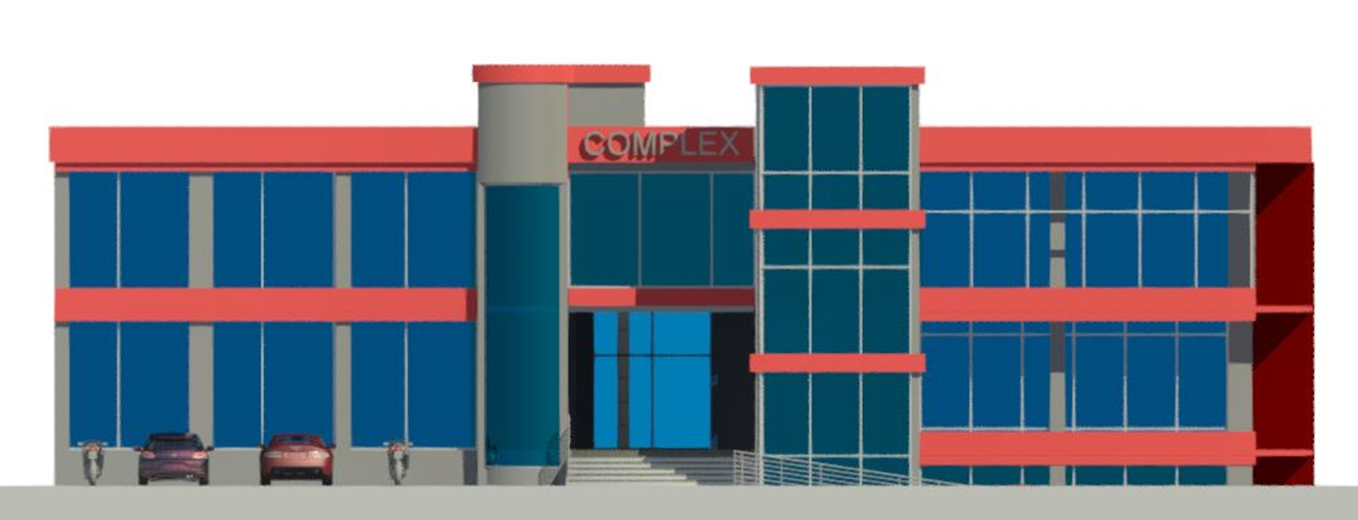 revit shopping mall rvt