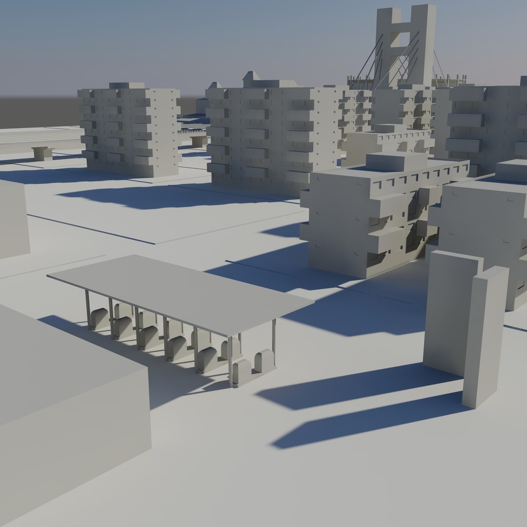 3d Communist City 1 Model