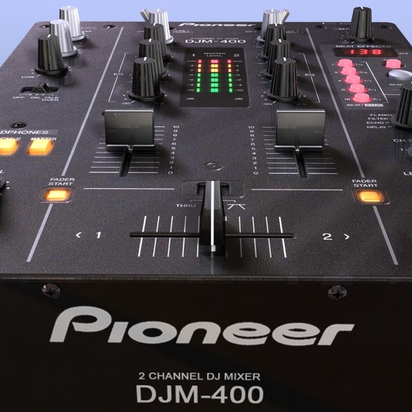 djm-400 mixing board c4d