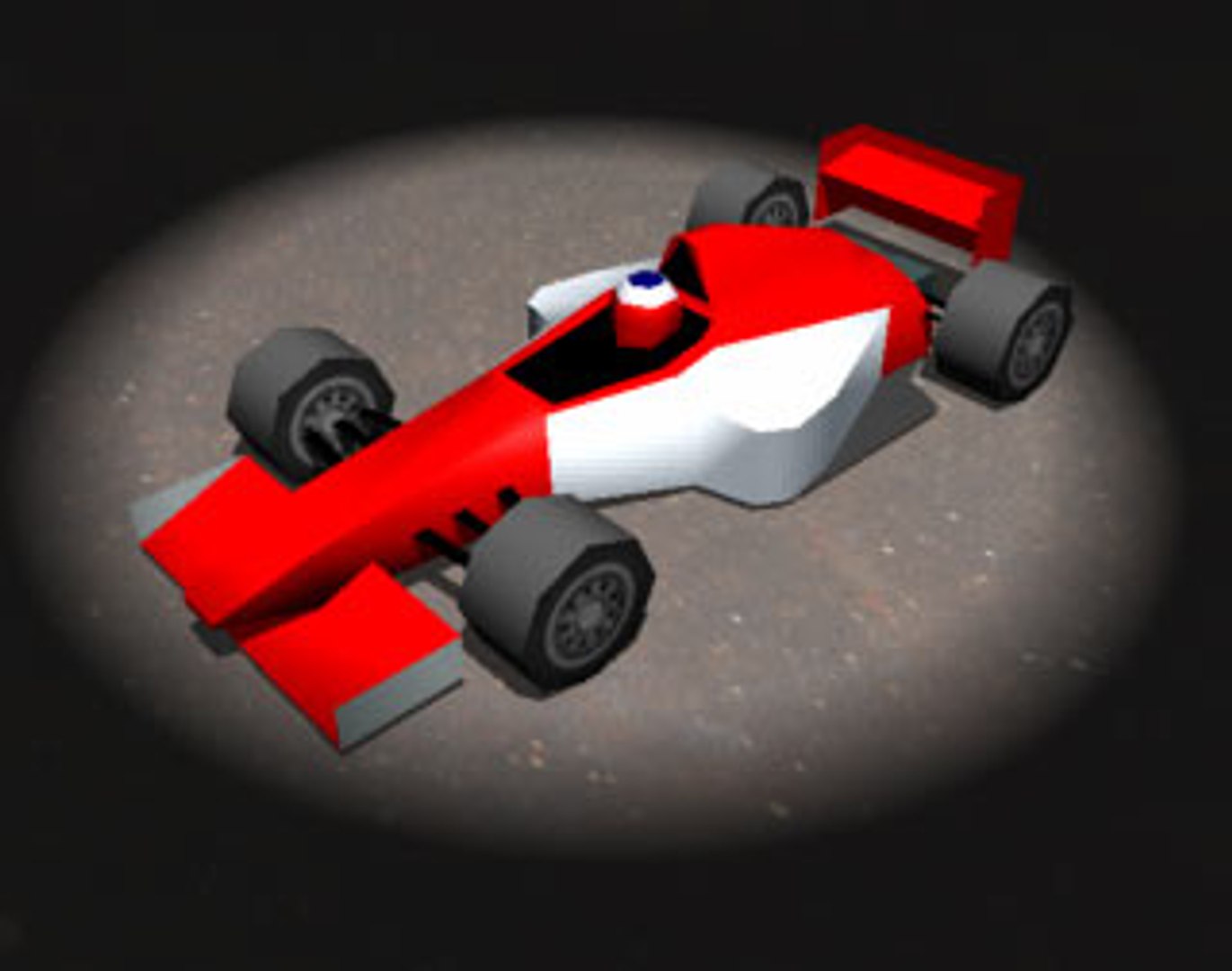 3d Model Of Formula Racing Car