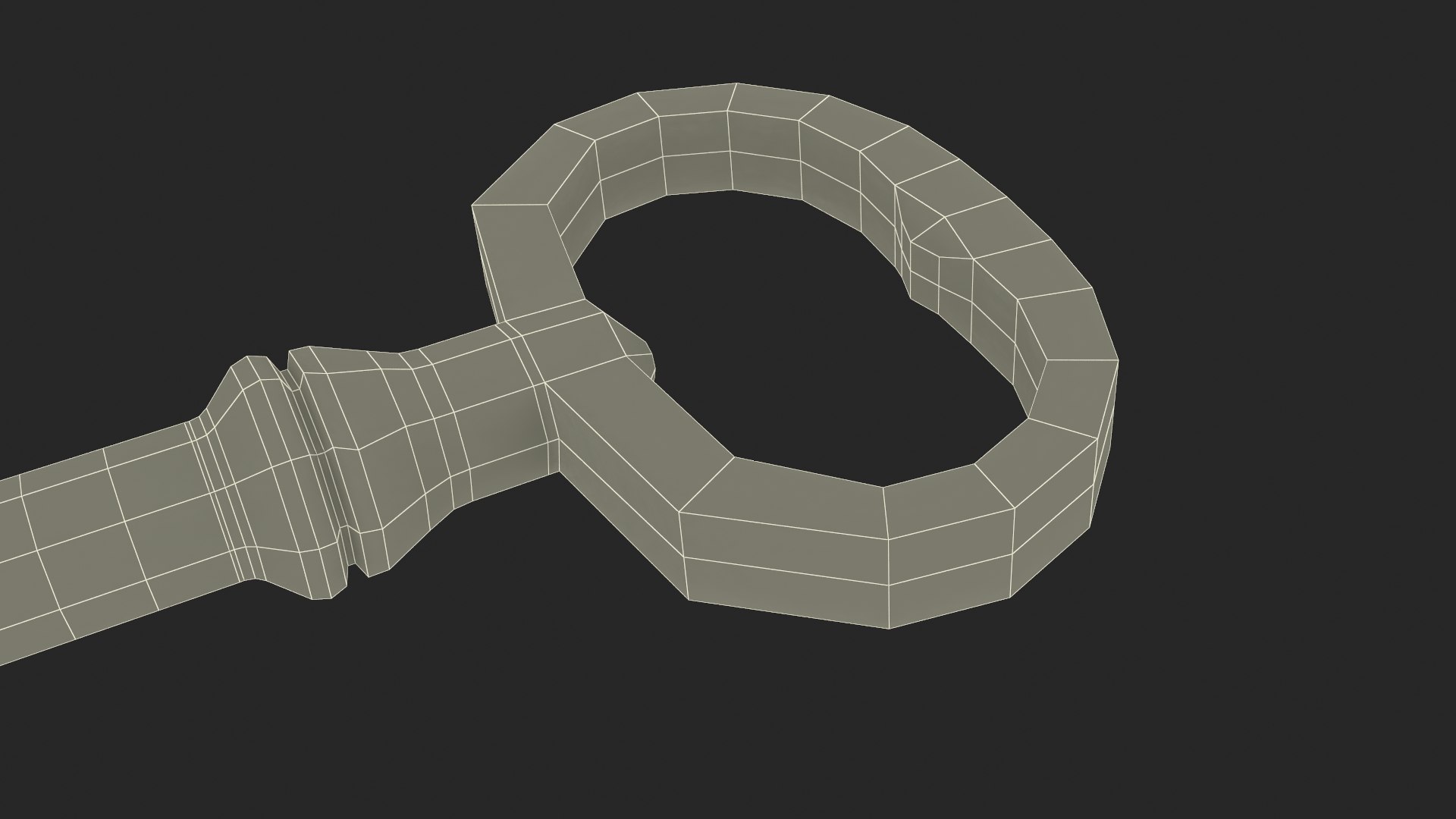 3D Classic Skeleton Key Silver Model - TurboSquid 2246281