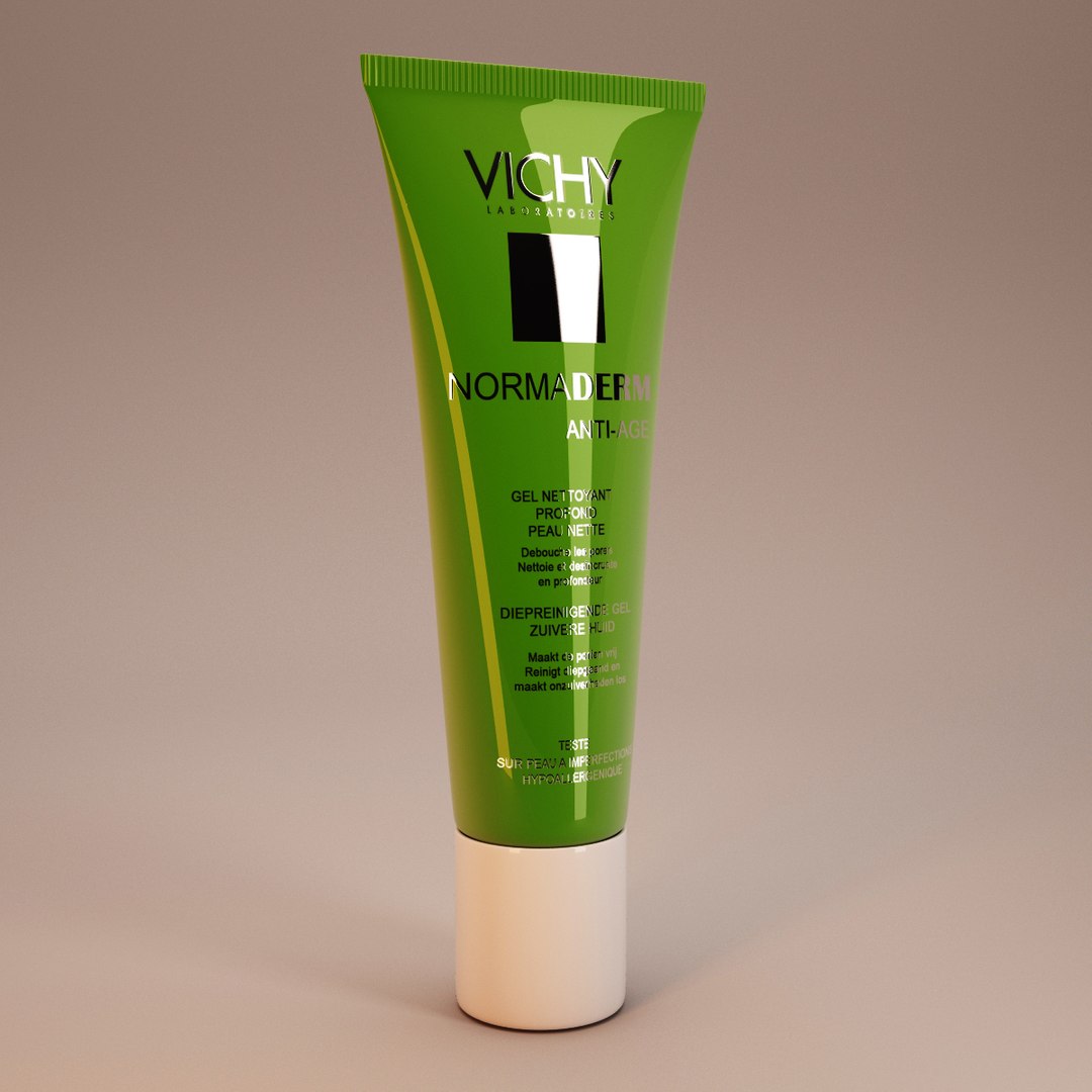 3d Vichy Normaderm Cream Model