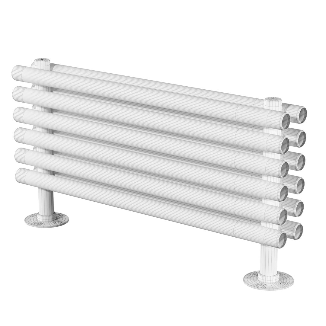 Steel Tubular Radiator Model - TurboSquid 1562015
