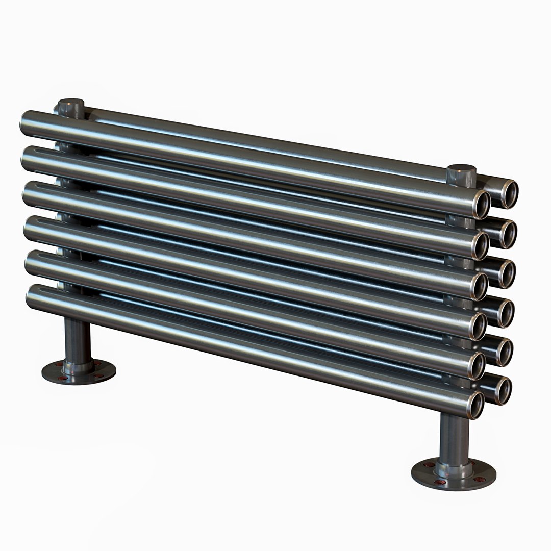 Steel Tubular Radiator Model - TurboSquid 1562015