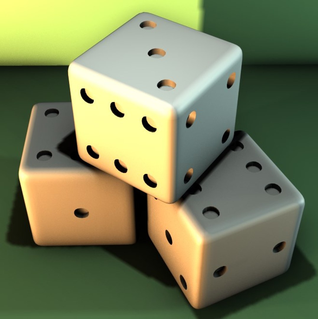 Playing Cube 3D - TurboSquid 1342239