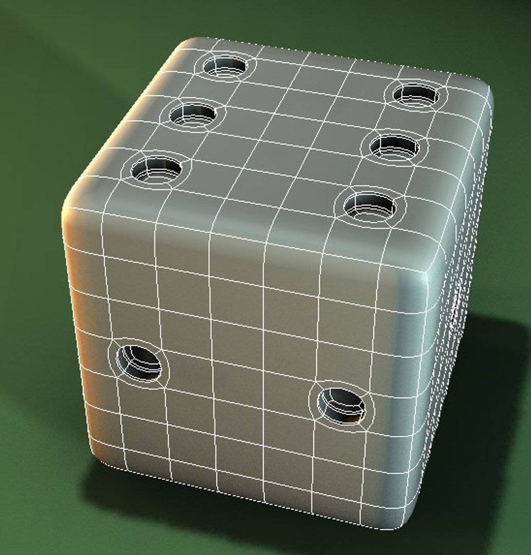 Playing Cube 3D - TurboSquid 1342239