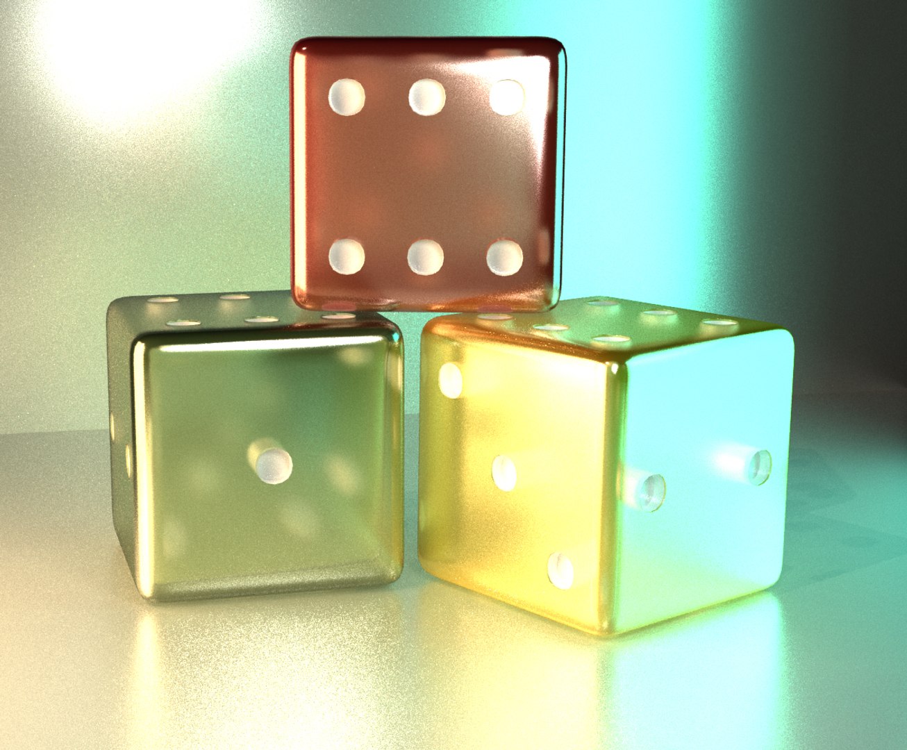 Playing Cube 3D - TurboSquid 1342239