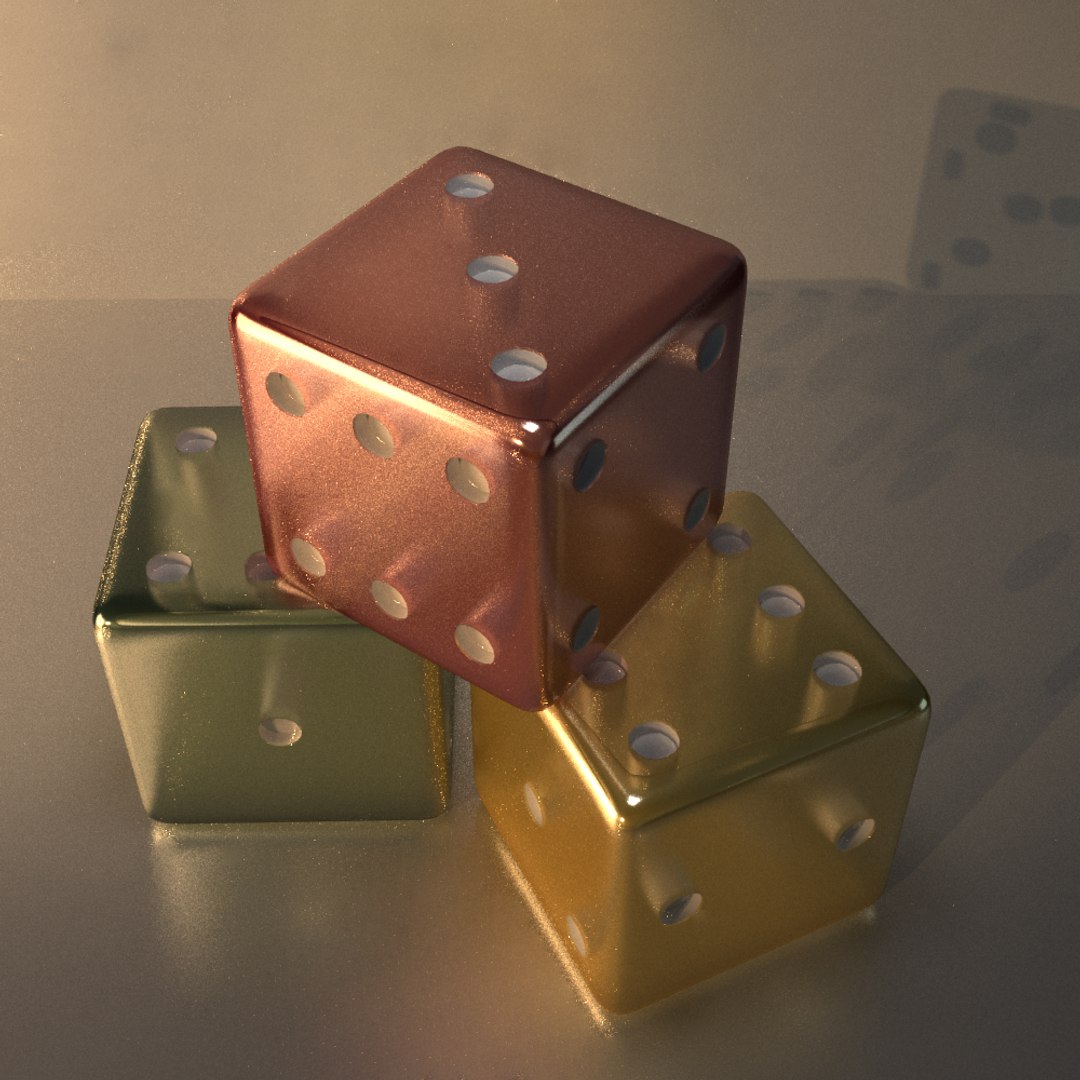 Playing Cube 3D - TurboSquid 1342239