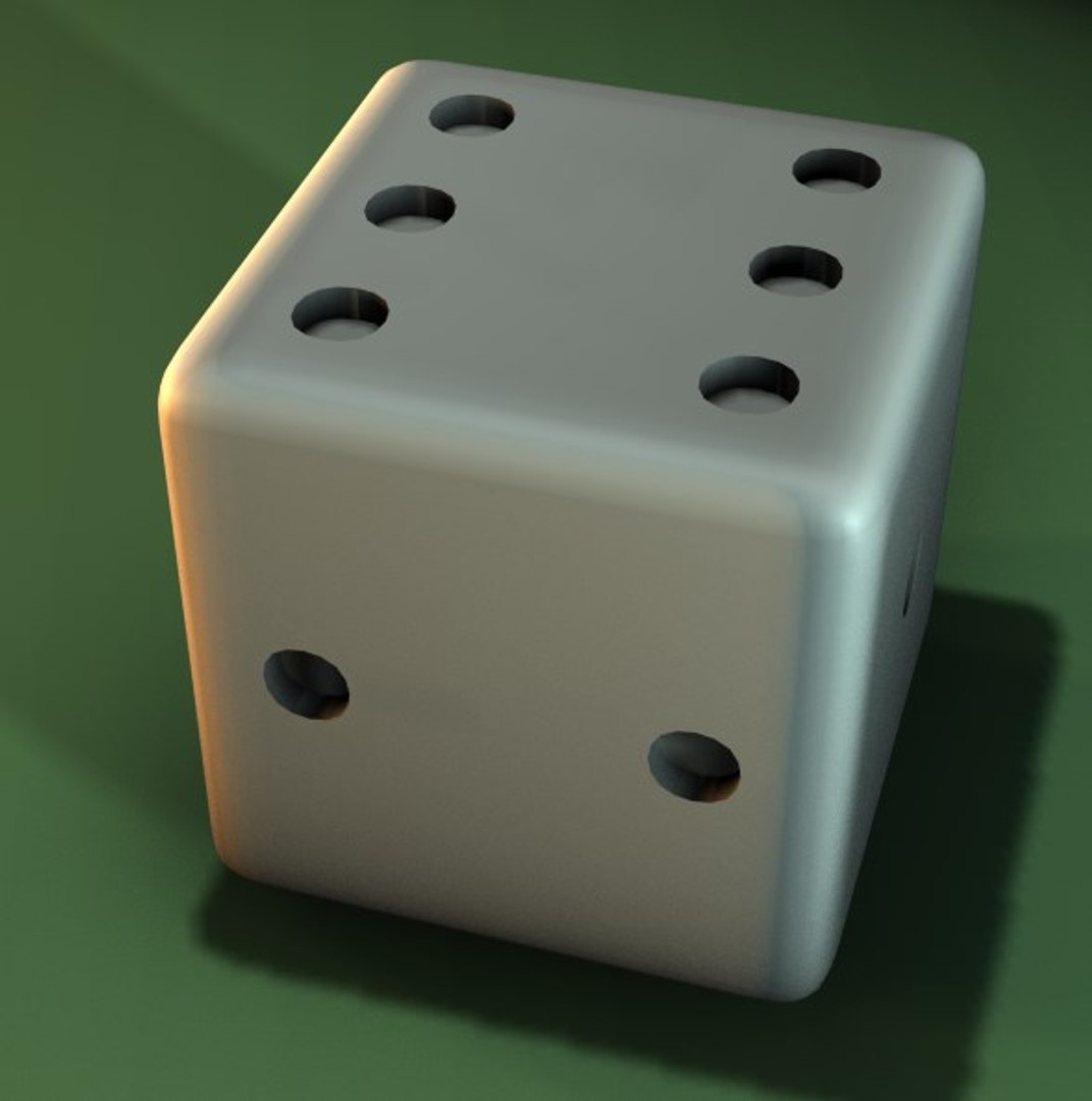 Playing Cube 3D - TurboSquid 1342239