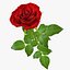 3d Max Rose Flower