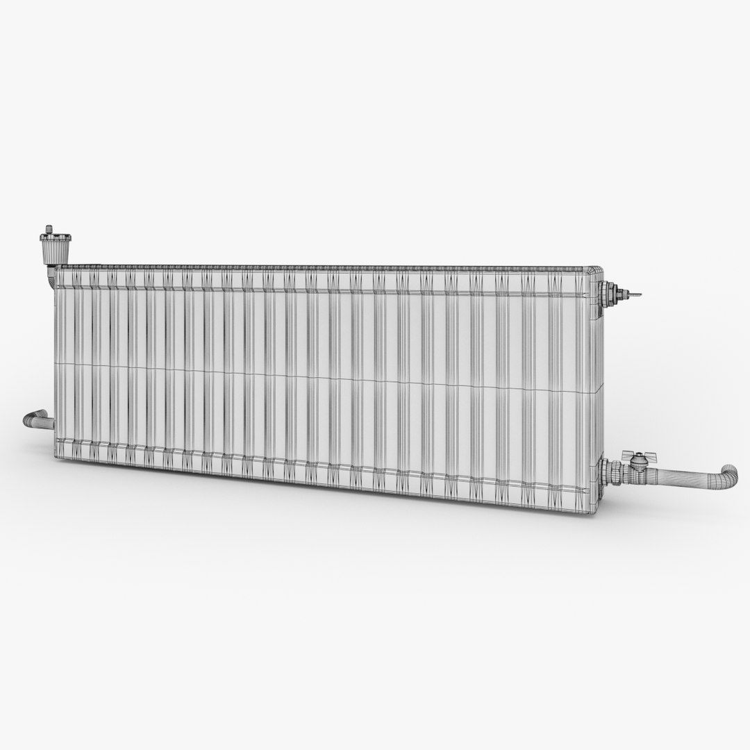 Modern Radiator 3d Model