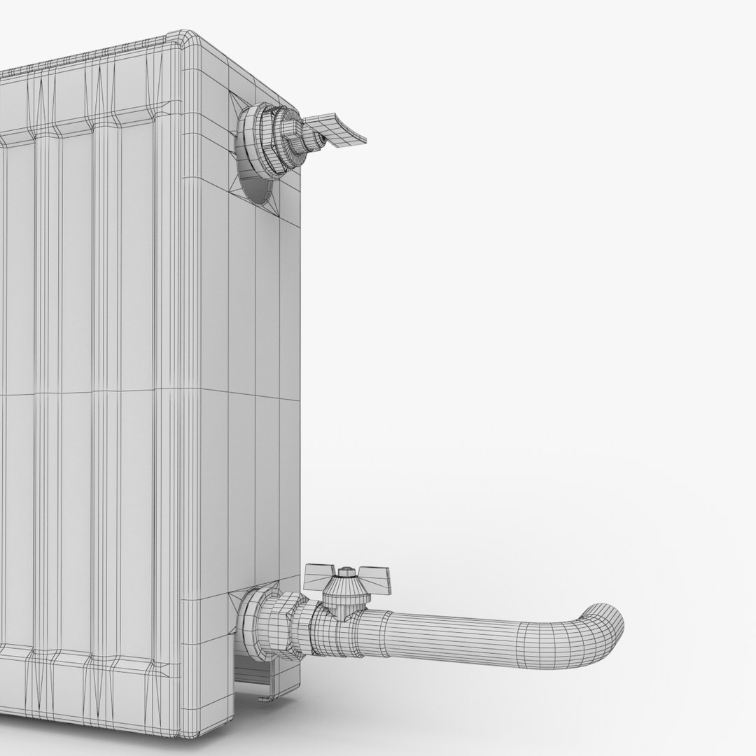 Modern Radiator 3d Model
