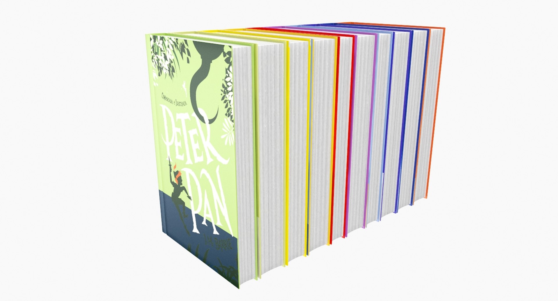 Childrens Books Modeled Model - TurboSquid 1320729