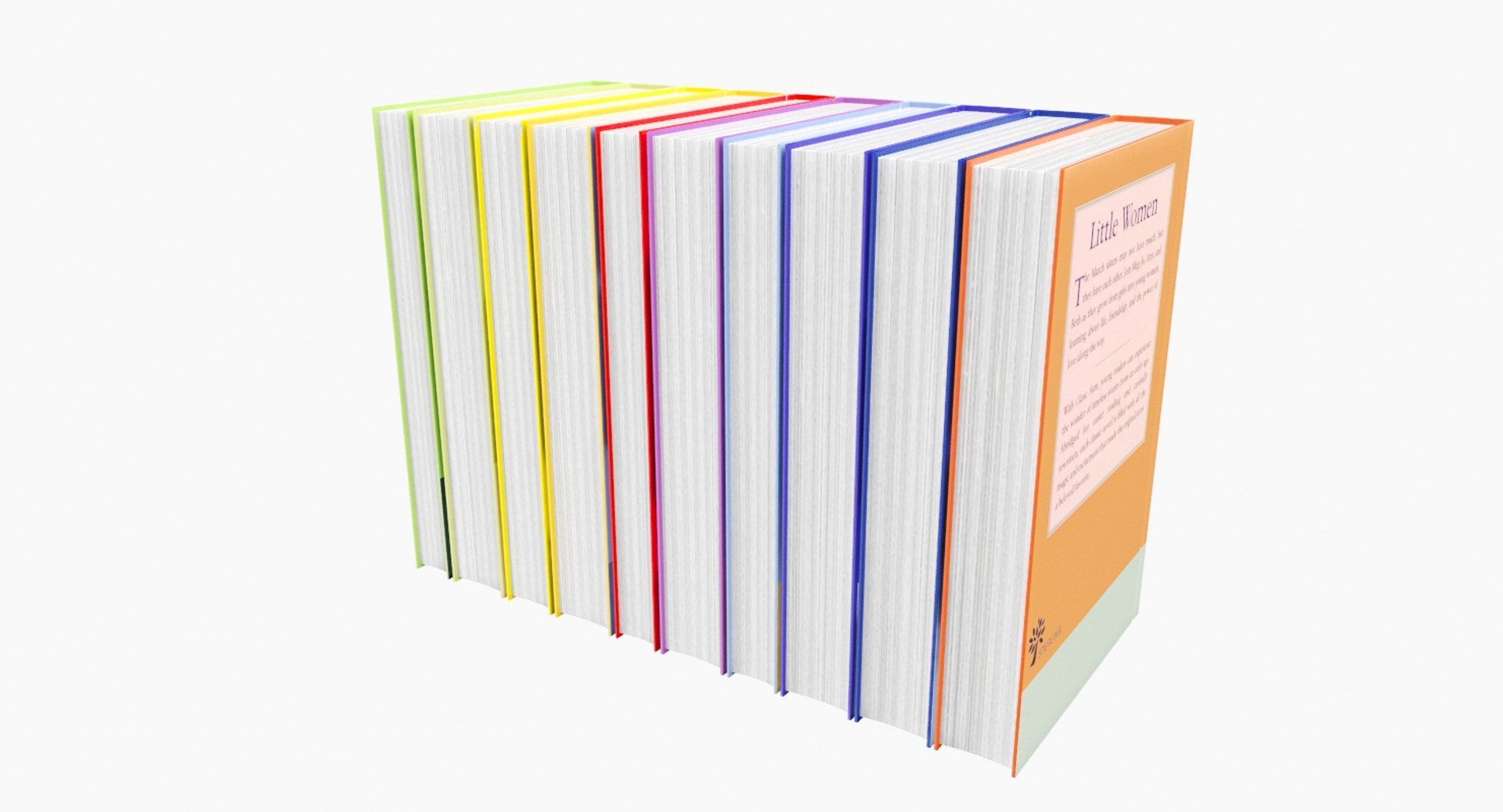 Childrens Books Modeled Model - TurboSquid 1320729