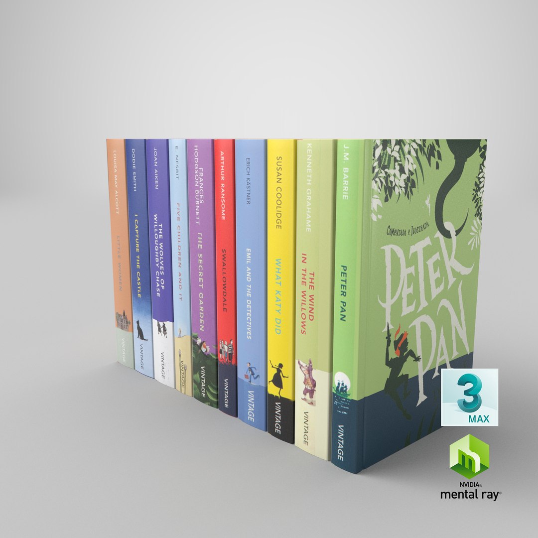 Childrens Books Modeled Model - TurboSquid 1320729